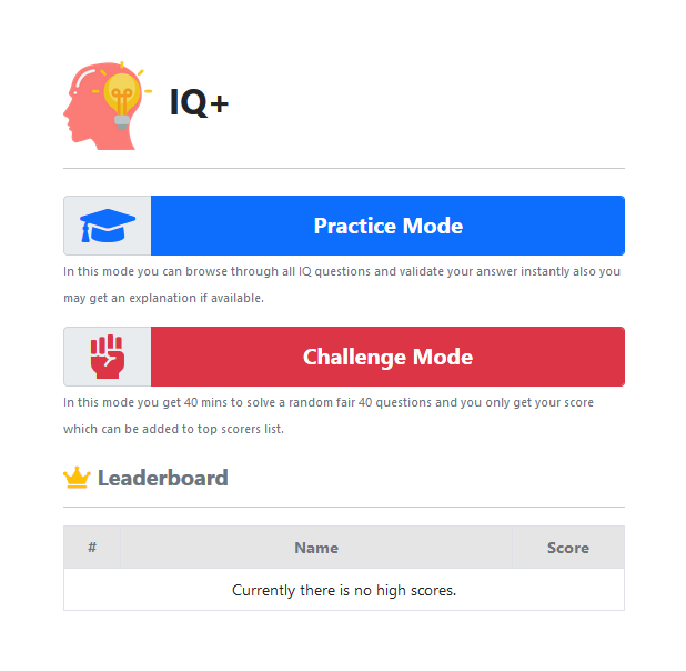 IQ+ | Practice the most challenging IQ questions